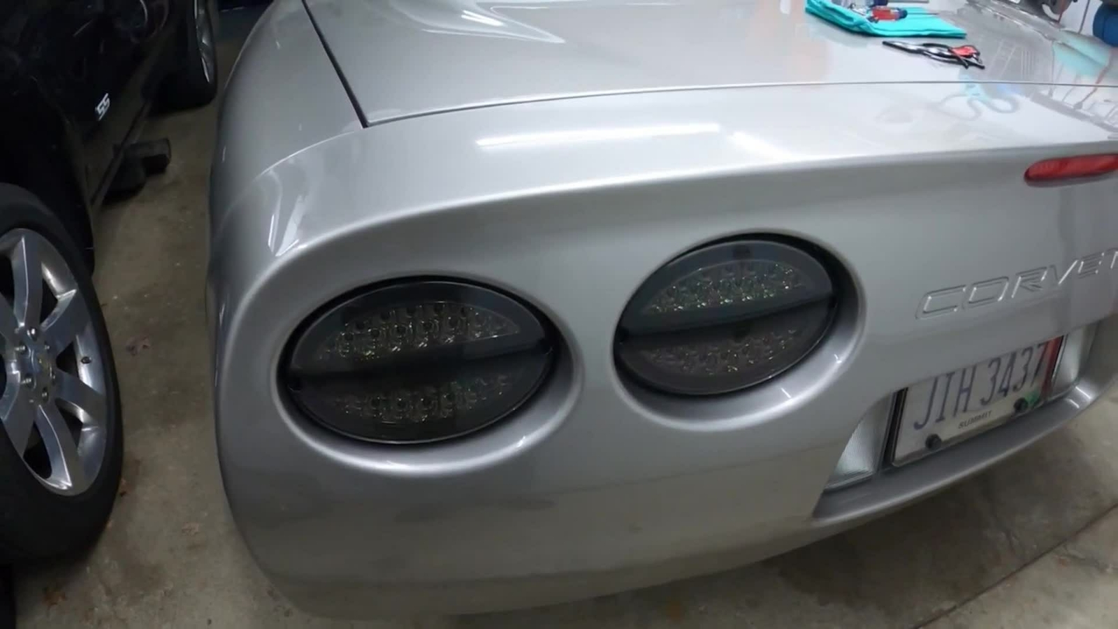 For 1997-2004 Chevy C5 Corvette Halo LED Tail Lights Lamp w/ Hyperflash ...