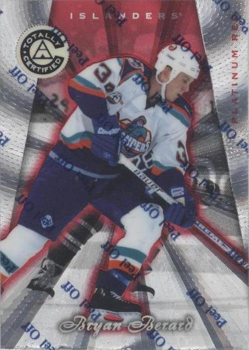 1997-98 Pinnacle Totally Certified - Bryan Berard #40 Platinum Red ...