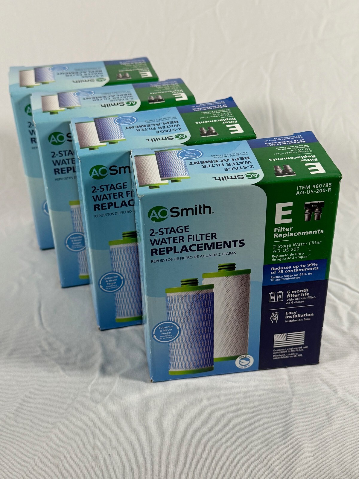 AO Smith Claryum Filter Replacement - 2 Pack - AO-US-200-R - Brand New ...