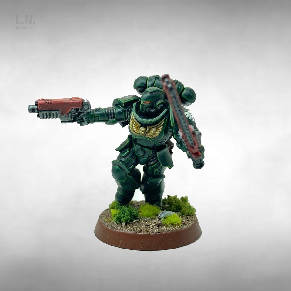 5 Dark Angels Primaris Assault. Space Marines Warhammer 40k Games ...