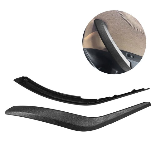 FOR BMW X1 E84 2009-2015 2X INNER DOOR HANDLE TRIM BLACK LEFT RIGHT ...