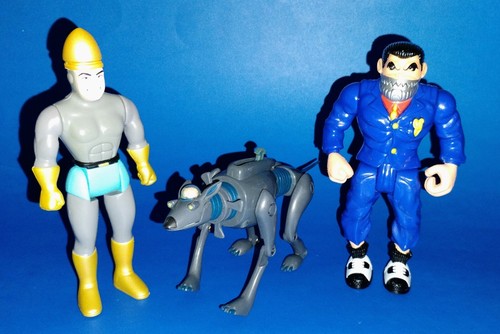 The Tick - SKIPPY and HUMAN BULLET + bonus - loose complete Bandai 1994 ...