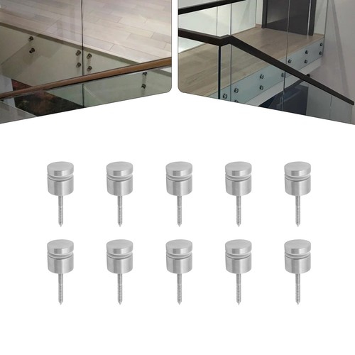 10Pcs Stainless Steel Stand Off Fixings Bolts Mount Standoffs House ...