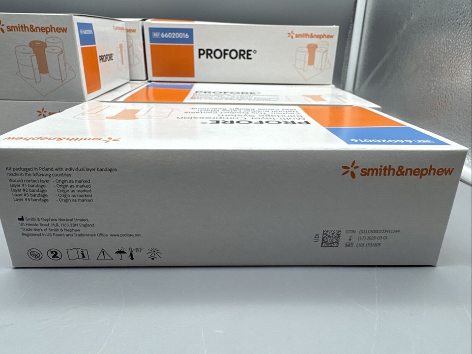 Lot Of 8 Boxes Of Profore Lite Multi-Layer Compression Bandaging System ...