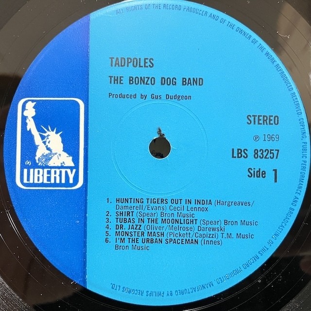 ROCK Bonzo Dog Band / Tadpoles LBS83257 r14180 British original | eBay