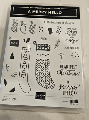 STAMPIN UP STAMP SET - MERRY HELLO | eBay
