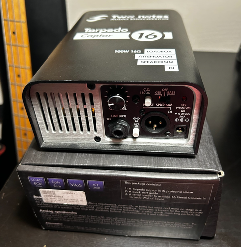 Two Notes Audio Engineering Torpedo Captor 16 Ohm Load Box Attenuator ...