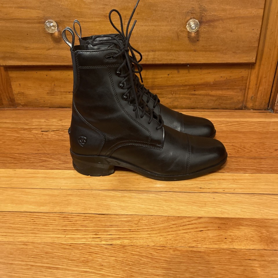 Ariat Women's Heritage IV Lace Paddock Boot Black Size 9D style no ...