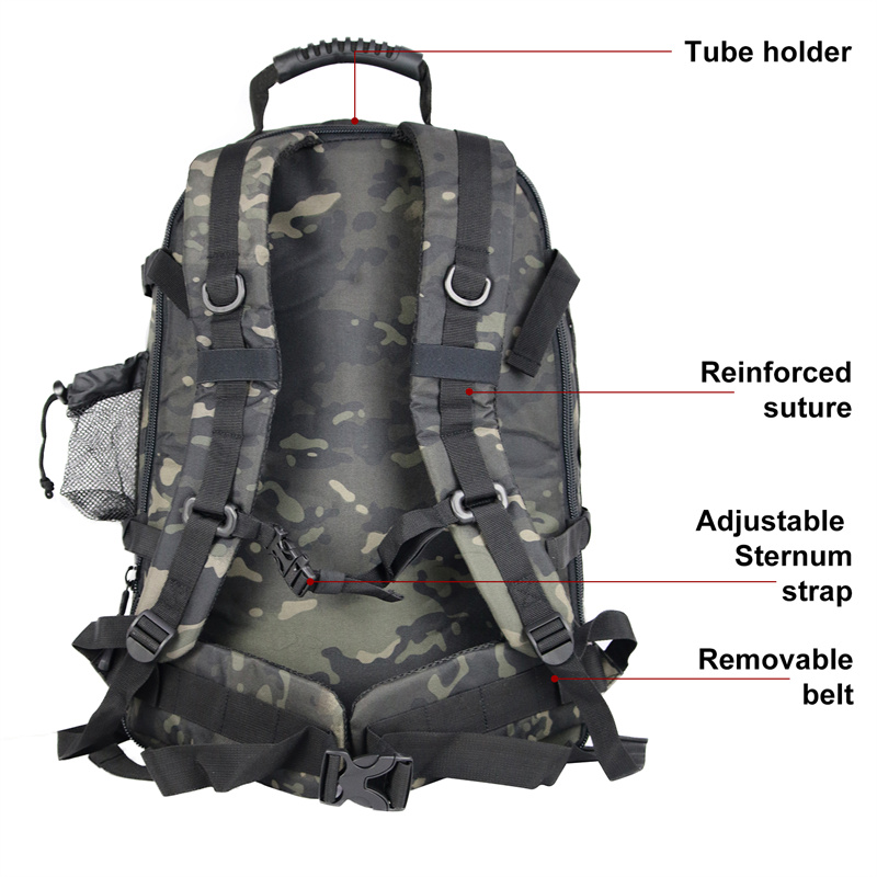 60L Military Molle Camping Backpack Tactical Camping Hiking Travel Bag ...