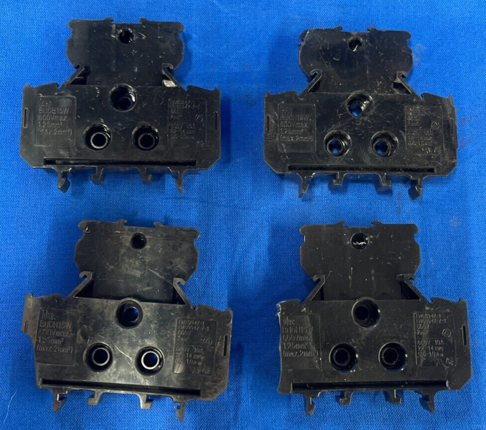 IDEC MODULAR TERMINAL BLOCK BNDH15W 600 VOLT MAX 10 AMP (LOT OF 4) | eBay