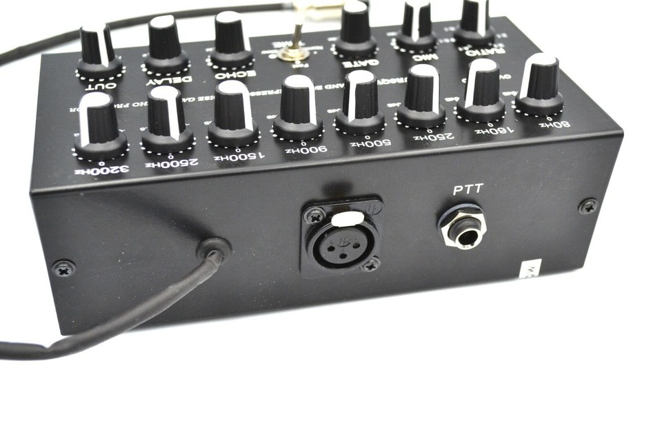XLR EQ ICOM 8 Band Sound Compressor Equalizer with NOISE GATE 8 pin ...