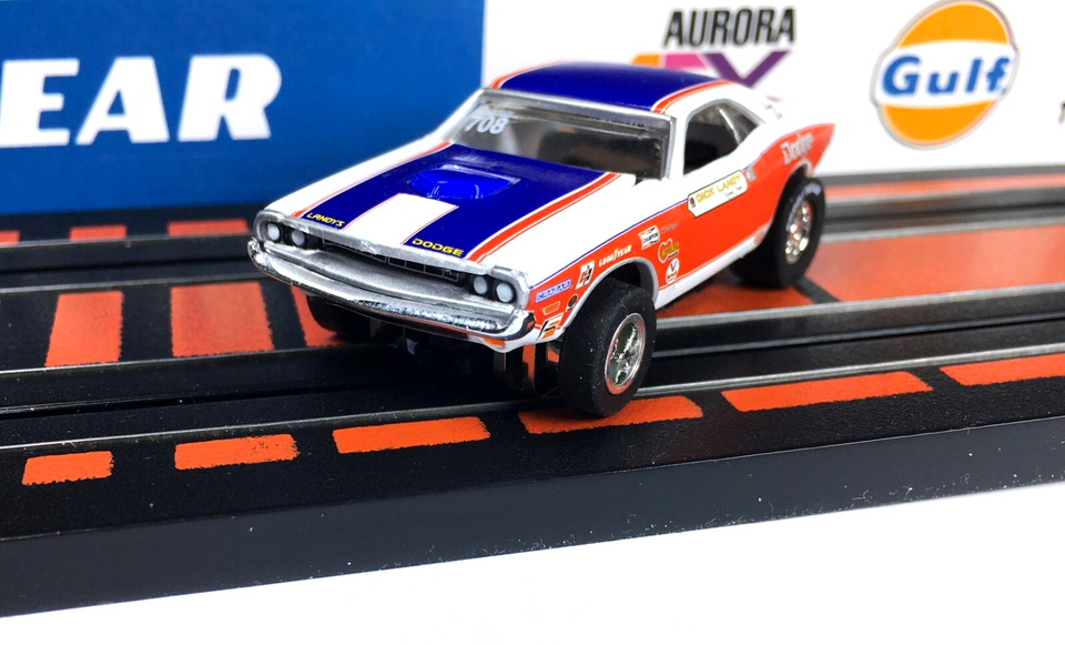Ho Slot Cars, Mopar Muscle, Chrome Wheels, Hurst, Hooker Headers ...