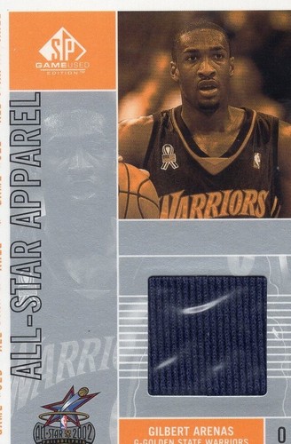 2002-03 SP Game Used Gilbert Arenas All-Star Jersey #GI-AS | eBay