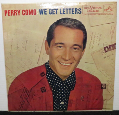 PERRY COMO WE GET LETTERS (VG+) LPM-1463 LP VINYL RECORD | eBay