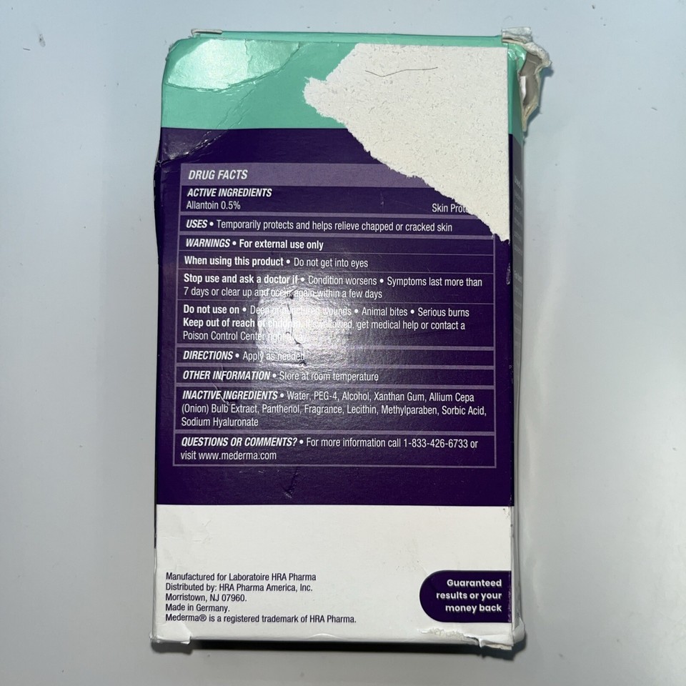 Mederma Advanced Scar Gel - 1.7oz. Damaged Box 810000318087 | eBay