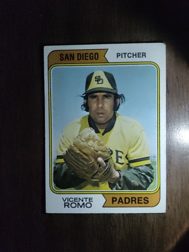1974 Topps Vicente Romo San Diego Padres #197 ex read description | eBay
