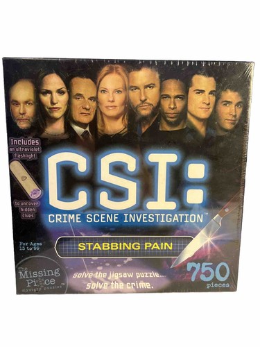 CSI: Crime Scene Investigation "Stabbing Pain" 750 Pc Puzzle ...