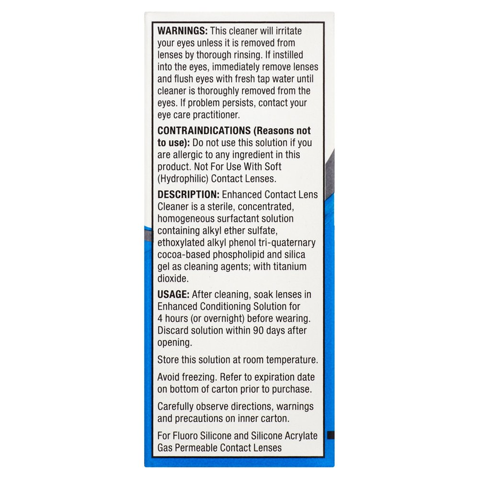 Equate Enhanced Contact Lens Cleaner, Step 1, 1 Fl. Oz. | eBay