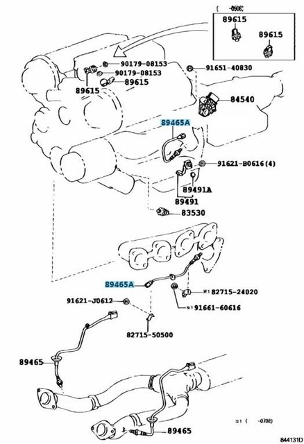 Lexus Toyota OEM 02-10 Sc430-oxygen O2 Sensor 8946550130 for sale ...