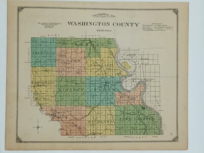 AR, IA, KS, LA, MO, NE - County Nebraska Plat Book