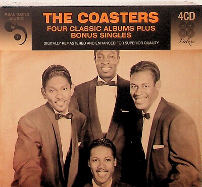 THE COASTERS Four Classic Album + Bonus Tracks 4-CD NEW Greatest Hits ...