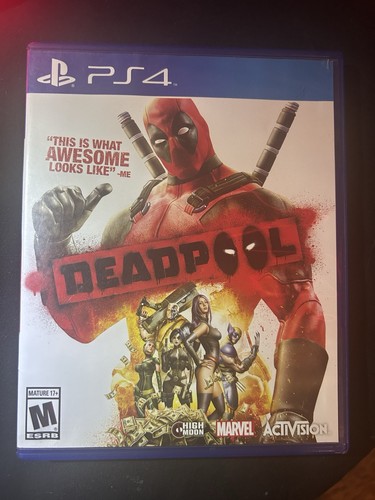 DEADPOOL Sony PS4 Game Disc PS4 2015 Original Case (No Manual) 💎Rare💎 ...