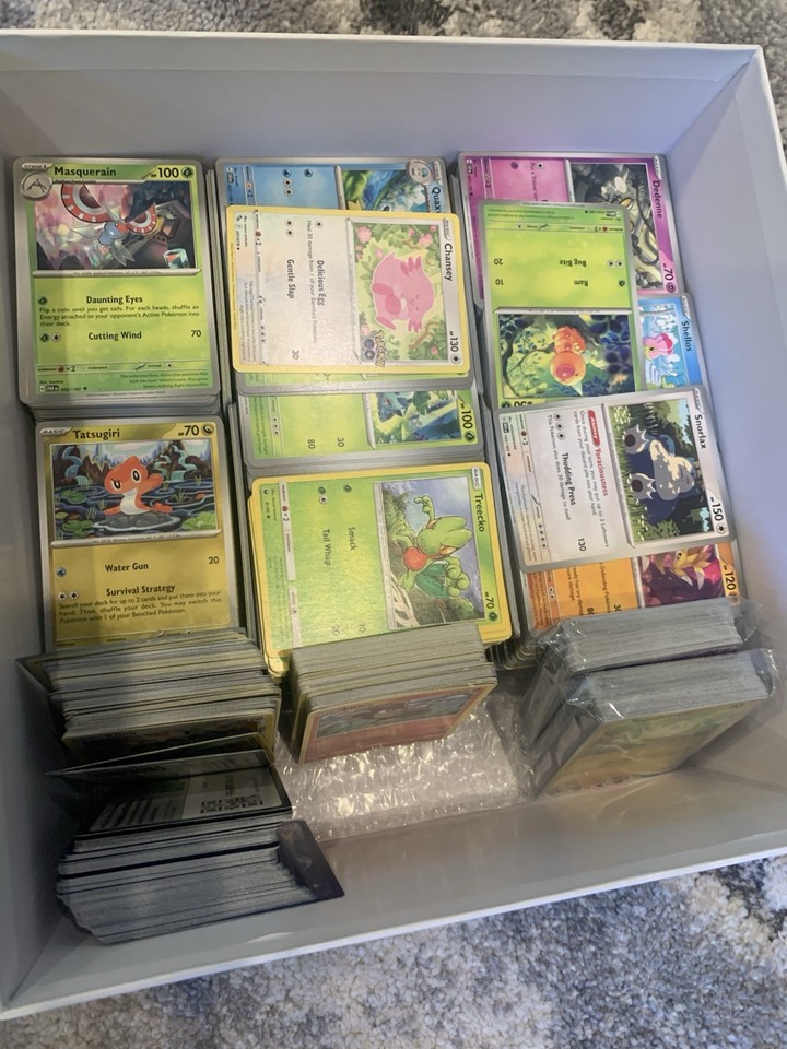 50+ Pokemon Bulk Cards Lot | 5+ Holos/Reverse Holos + UNOPENED BOOSTER ...