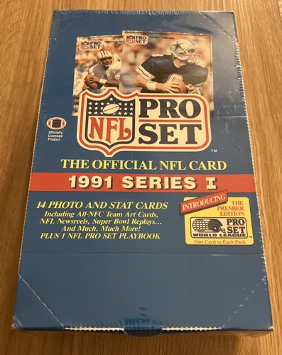 NFL Football 1991 Pro Set Series 1 Packs Sealed Unopened Box *Great ...