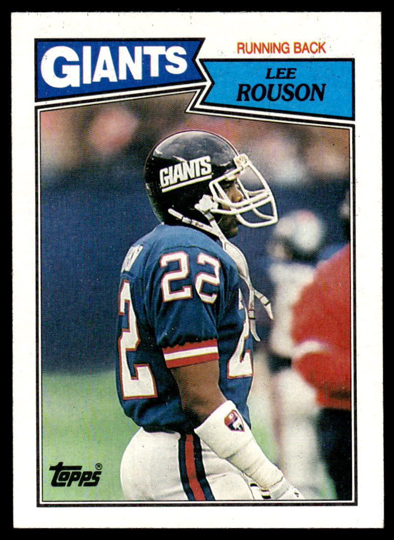 1987 Topps - #13 Lee Rouson (RC) for sale online | eBay