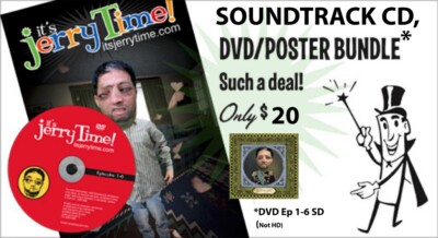 "Its Jerry Time!" DVD, Soundtrack CD, Autographed Poster 11" x 17" + 3 ...