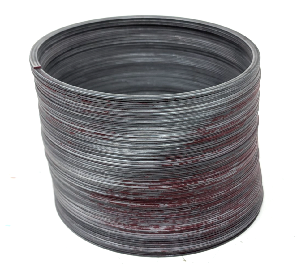 Vintage 1947 James Industries Red Slinky Metal Spring Toy USA with ...