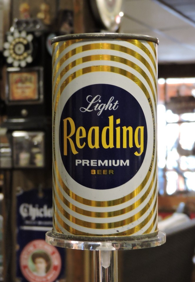 READING BEER, READING BREWING CO. READING, PA. BANK TOP BEER CAN# 1-118 ...