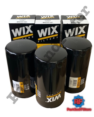 57620 Wix Oil Filter For Dodge 5.9L And 6.7lL Cummins Diesel (Pack of 3 ...