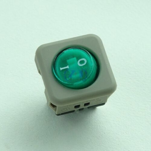 2pc PRONIC R2 Square Power Rocker Switch 4 Pins Green Lamp 10A 250VAC ...
