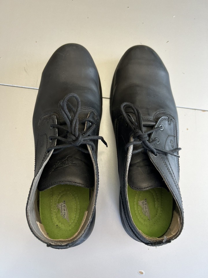 Red Wing Black Safety Steel Toe Chukka Zero G Lite Boots 6714 Work ...