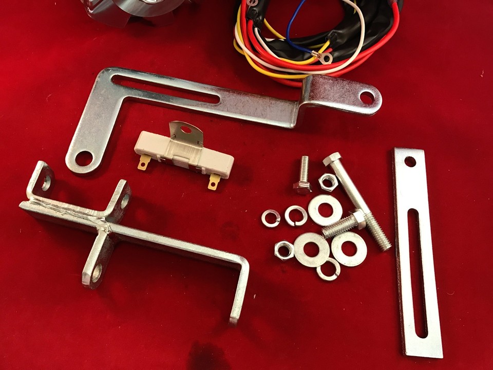 1950 - 1952 Ford 8N Alternator Generator Conversion Kit 6 to 12 Volt ...