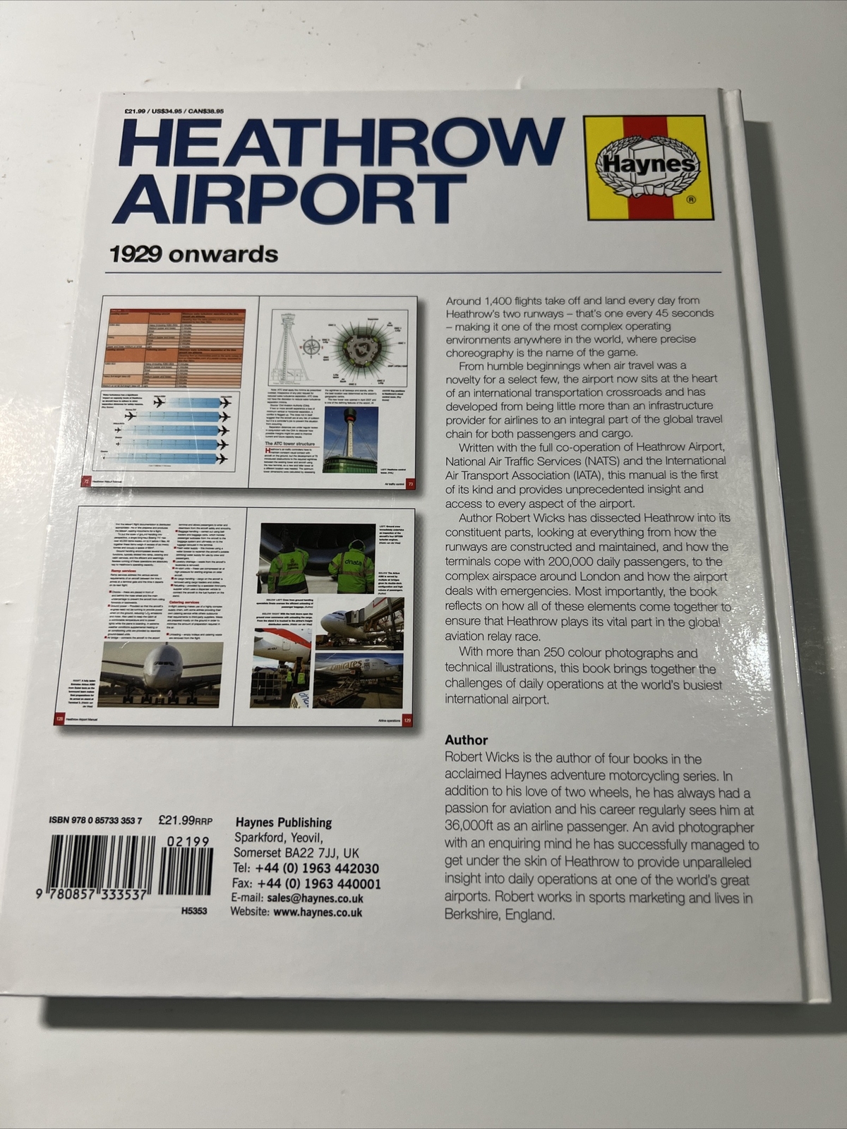 HEATHROW AIRPORT: 1929 ONWARDS (AIRFIELD OPERATIONS By Robert Wicks ...