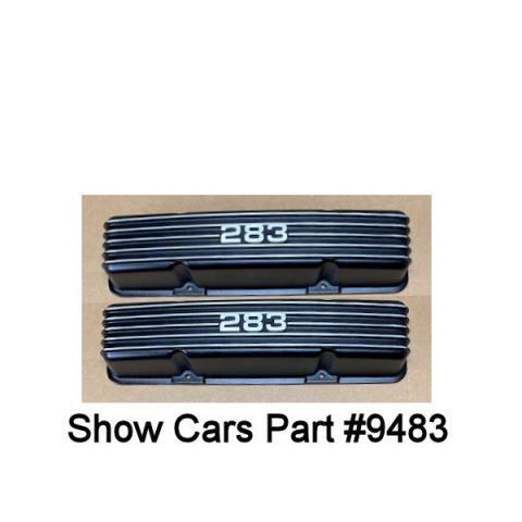 283 ALL 58 -86 SBC SMALL BLOCK CHEVY NEW PAIR FINNED ALUMINUM VALVE ...