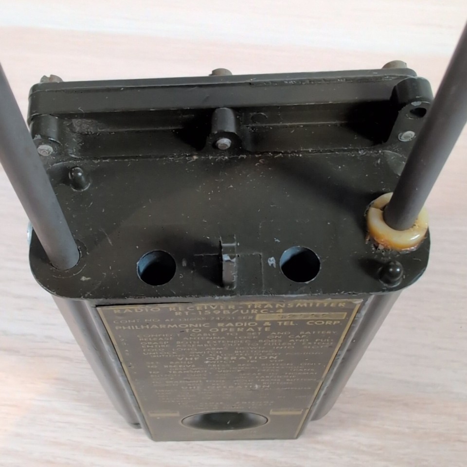 Vtg USAF Radio Receiver-Transmitter RT-159B/URC-4 VHF/UHF *Untested ...