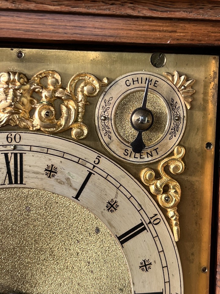 Antique Bracket clock W&M , Winterhalder & Hofmeier Oak Chimes 8 Day’s ...