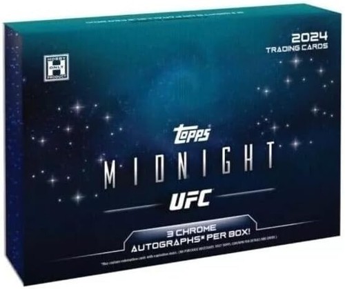 2024 Topps Midnight UFC Hobby Box - FACTORY SEALED 3 Autos On Avg! | eBay