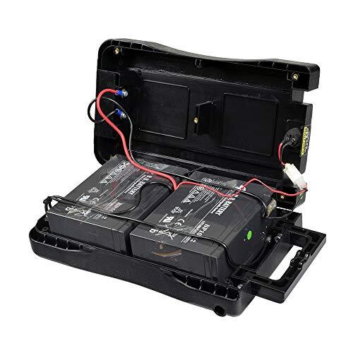 24 Volt 10 Ah Rack Mount Battery Pack for Currie eZip and IZIP Electric ...