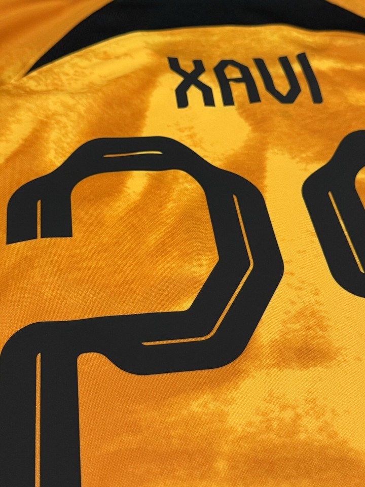 2022/23 Netherlands Home Jersey #25 Xavi Simons Medium Long Sleeve ...