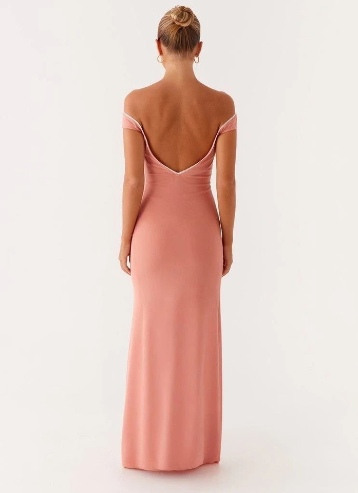 Peppermayo Exclusive - Katiya Maxi Dress - Peach Size US 2 NEW | eBay