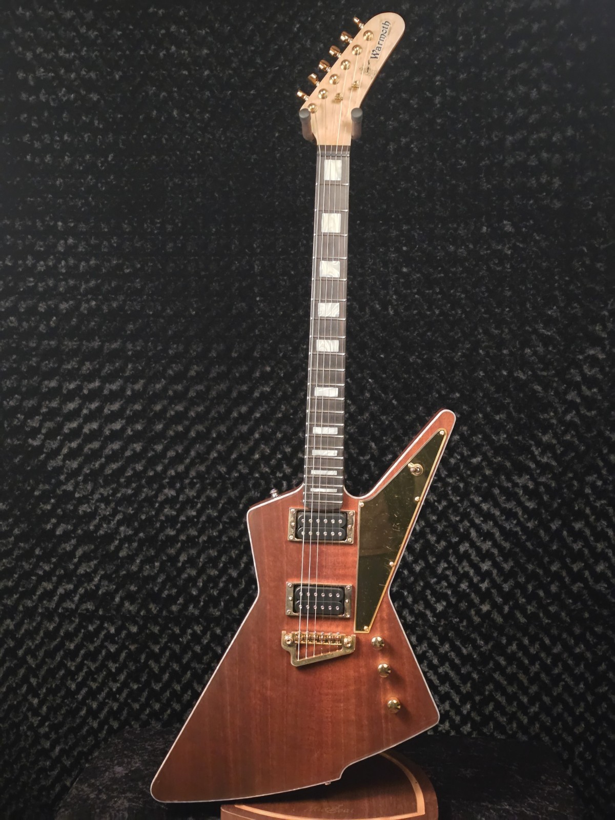 RARE Warmoth NOMAD Explorer Birdseye Neck, Mahogany Pearloid Body ...