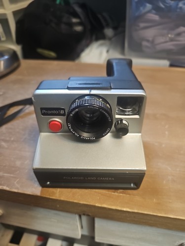 PRONTO! B INSTANT FILM CAMERA Vintage Land Camera Black Polaroid ...