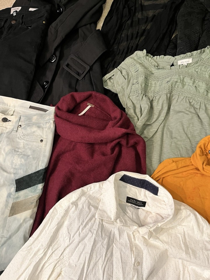 Damaged Designer/Name Brand Clothing Lot 10 Pounds Wholesale Reseller ...
