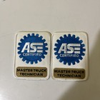 ASE Master Truck Technician Patches (2) New! | eBay