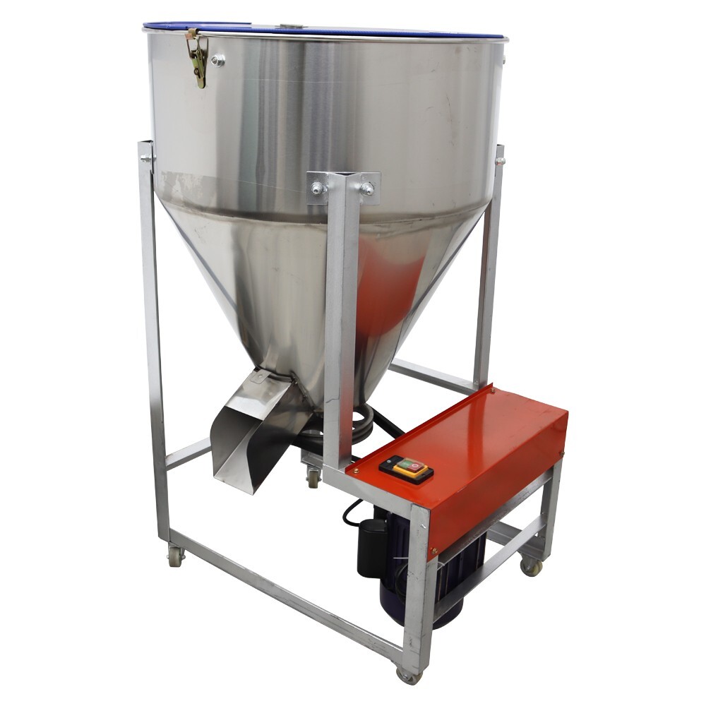 100kg Feed Mixer Granular Plastic Food Grain Blender 1720rpm 26.8" Dia ...