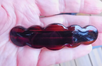 Hair Clip Barrette Tortoise Shell Plastic Made in FRANCE VGUC Spring ...